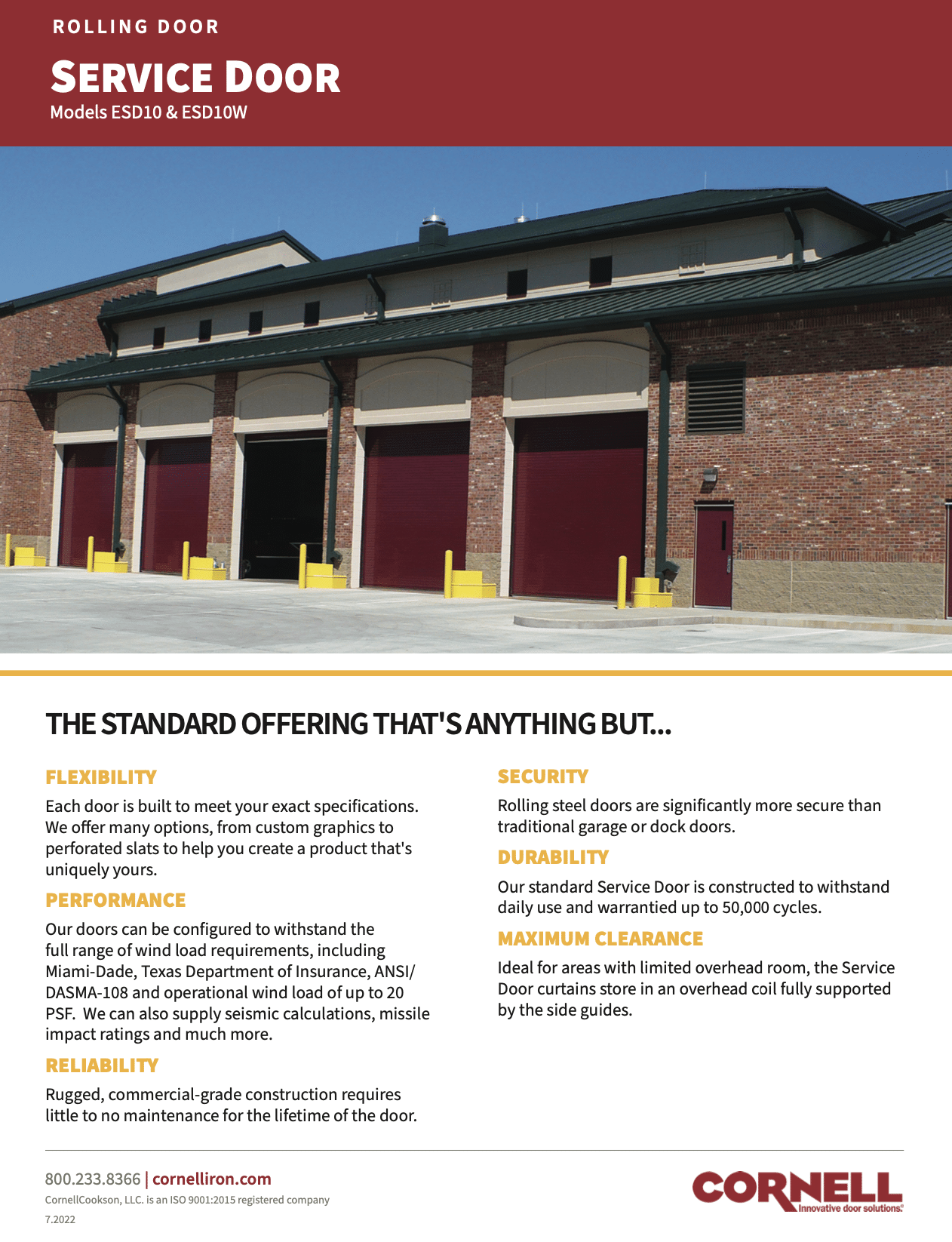 Commercial Fire Doors - Overhead Fire Rated Garage Doors